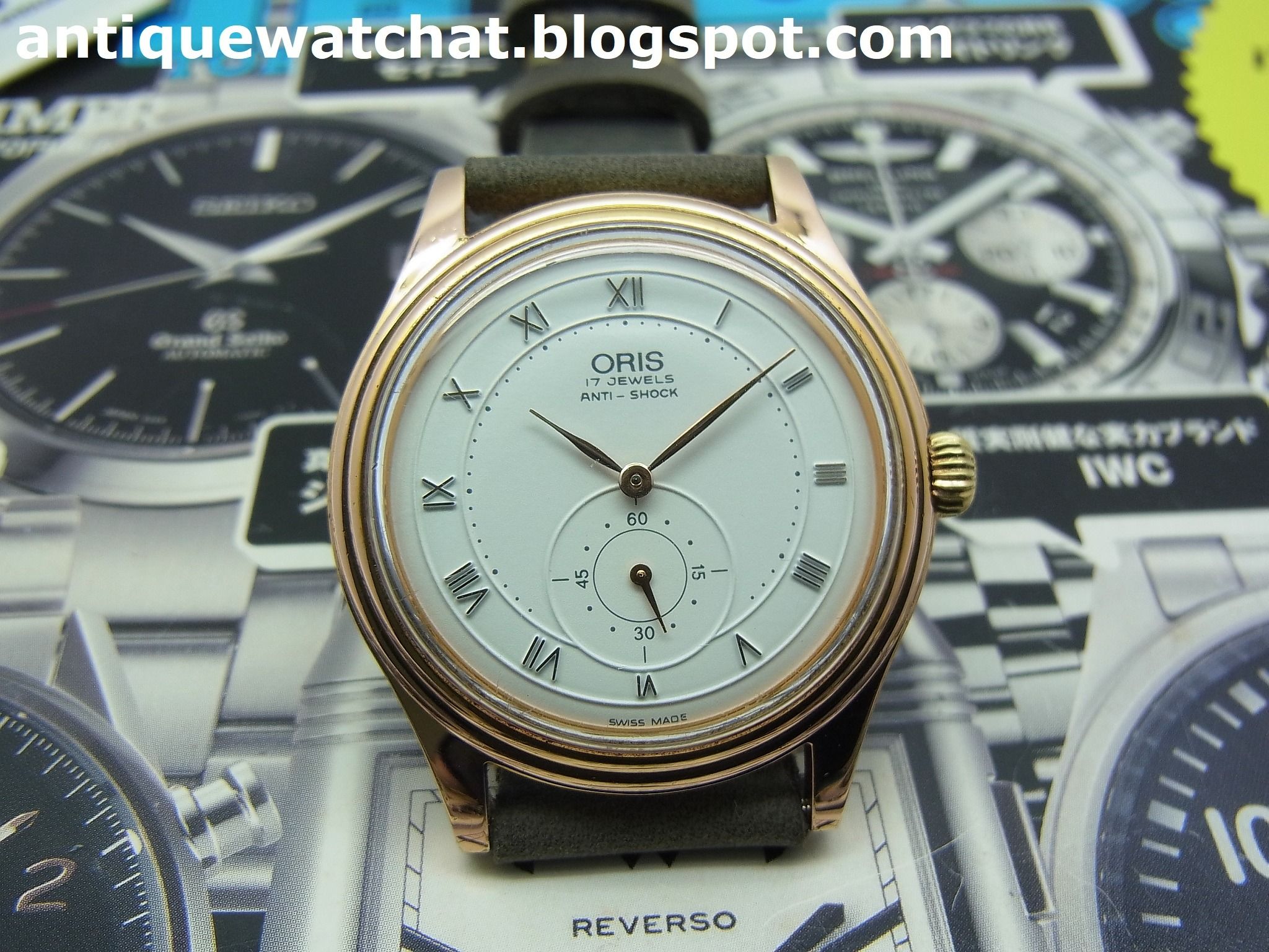 ORIS ANTI-SHOCK 17 JEWELS HAND WINDING WATCH, Luxury, Watches on Carousell