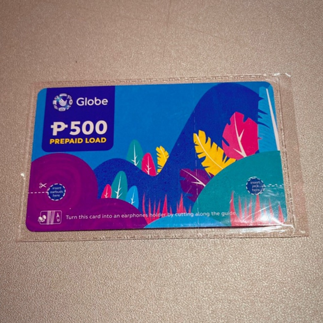 P500 GLOBE PREPAID LOAD CARD (P450 ONLY) on Carousell