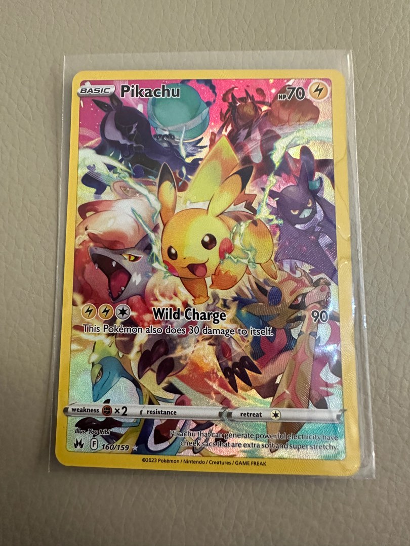 Pikachu 160 Crown Zenith, Hobbies & Toys, Toys & Games on Carousell