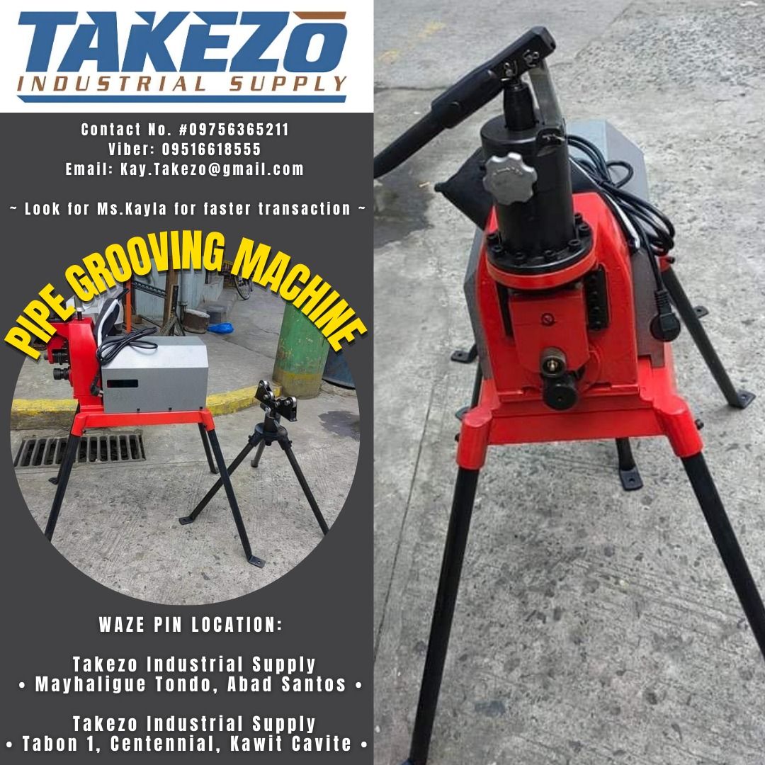 PIPE GROOVING MACHINE, Commercial & Industrial, Construction Tools ...