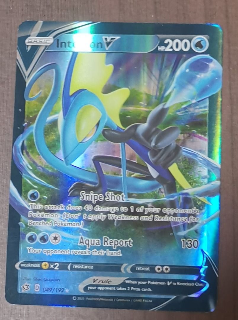 Pokemon Card Inteleon V, Hobbies & Toys, Toys & Games on Carousell