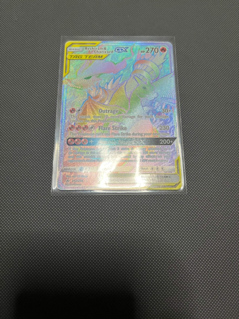 Pokemon Reshiram & Charizard GX Hyper Rare, Hobbies & Toys, Toys ...