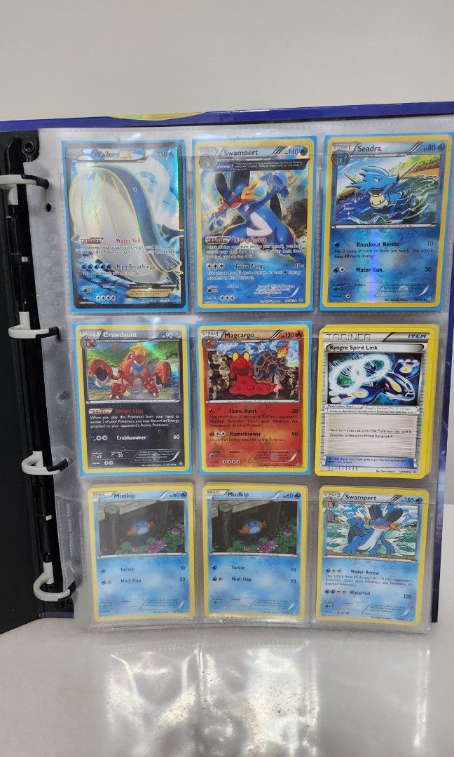 Pokemon TCG cards + folder, Hobbies & Toys, Toys & Games on Carousell