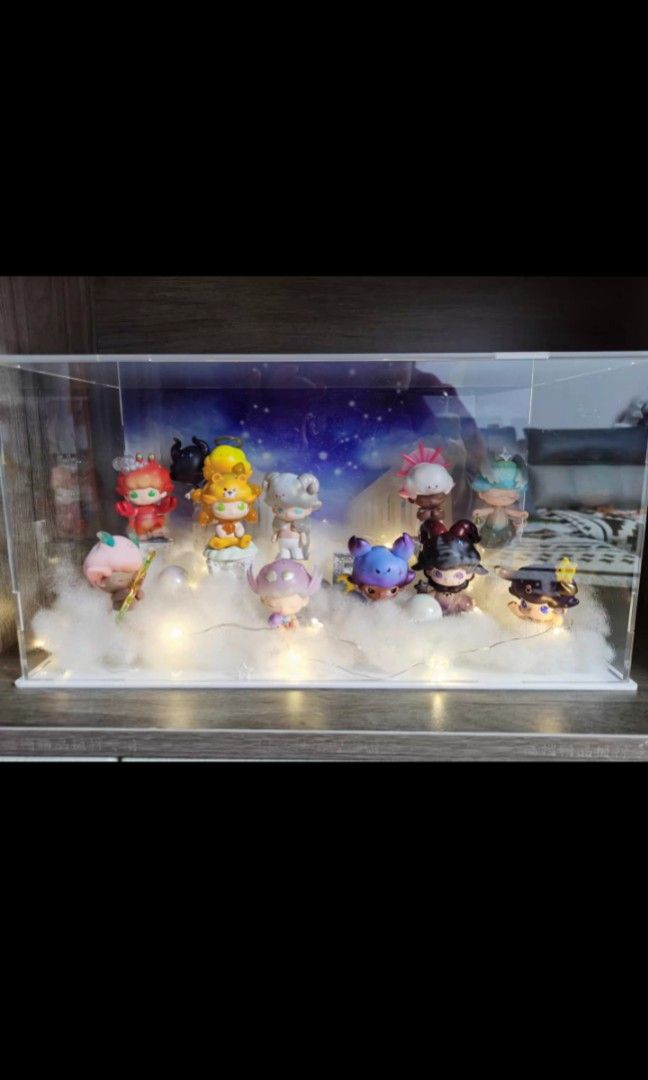 POPMART THEMED DISPLAY ACRYLIC CASES DIMOO SKULLPANDA HACIPUPU HARRY ...