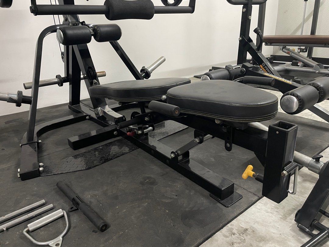 Power tec fitness Powertec lever gym home with full attachments pec fly ...