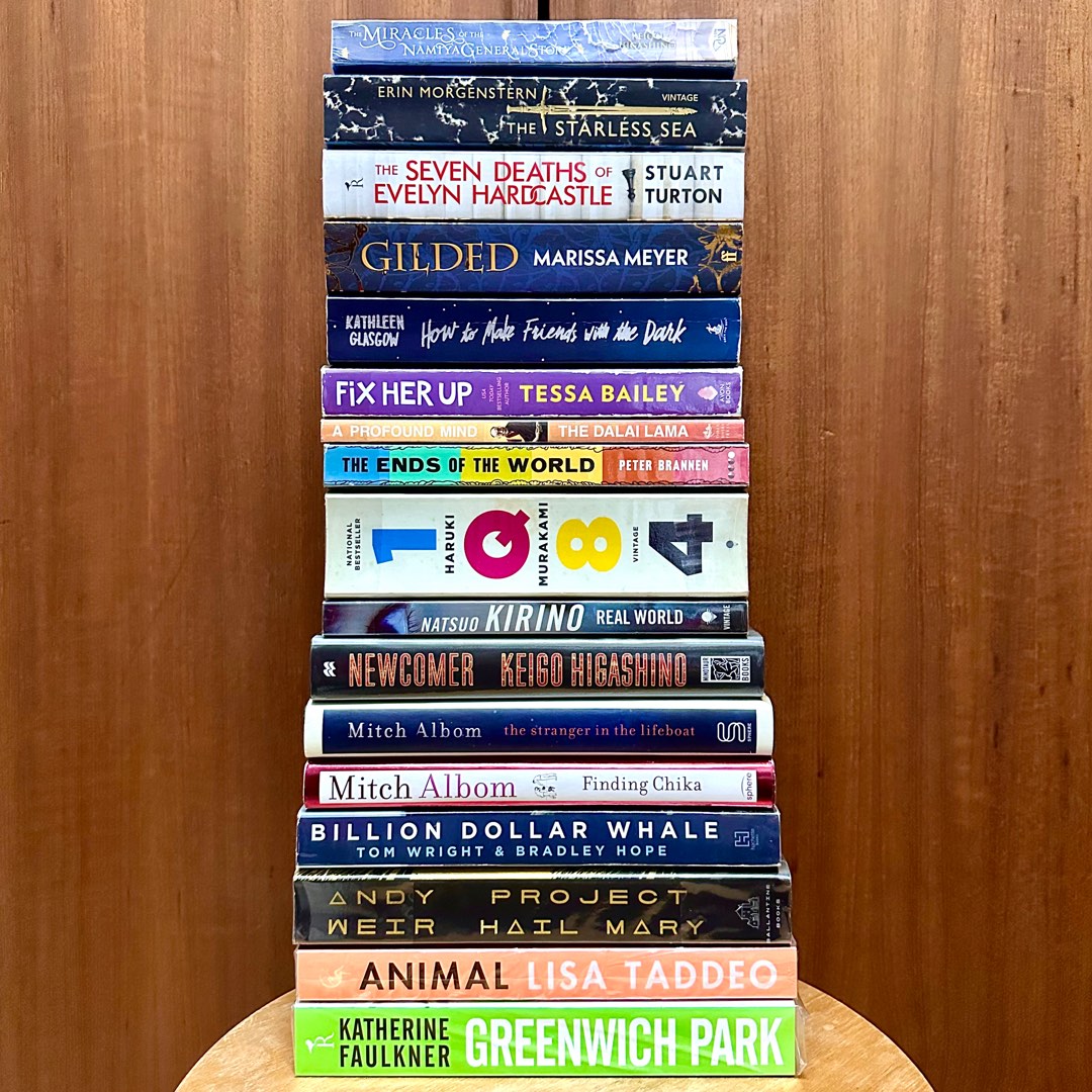 Preloved English Fiction & Non Fiction Books/Secondhand Novels ...