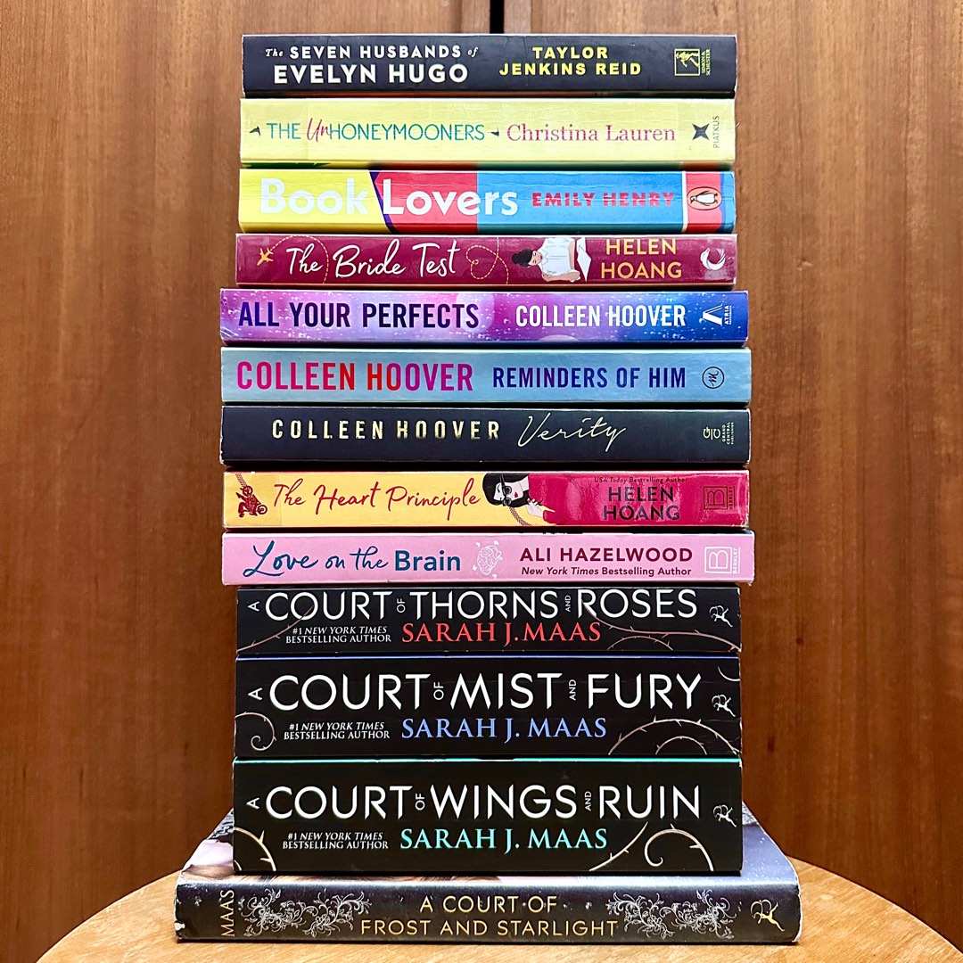 Preloved English Fiction Books/Secondhand Novels Storybooks Booktok ...