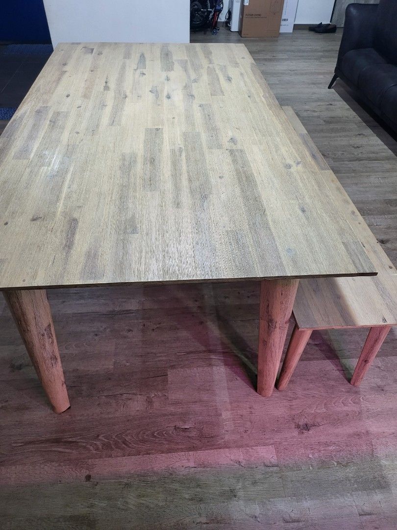 PreLoved Scandinavian Dining table ONLY, Furniture & Home Living ...