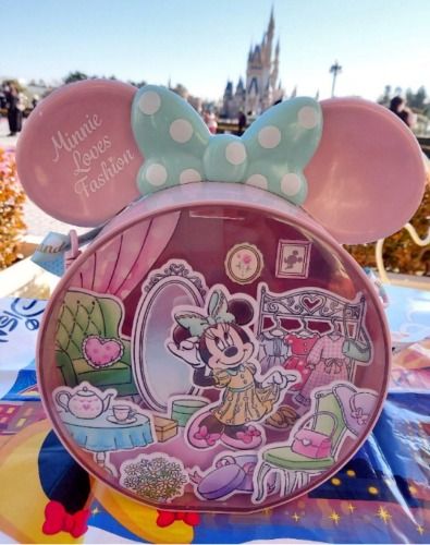 Preorder Japan Tokyo Disneyland Minnie Mouse Popcorn Bucket "Minnie ...
