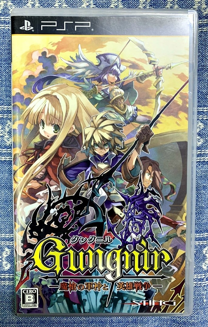 PSP 魔槍戰記 Gungnir 魔槍軍神與英雄戰爭 Gungnir 日版 K3, 電玩遊戲相關, 電玩、電腦遊戲軟體 ...