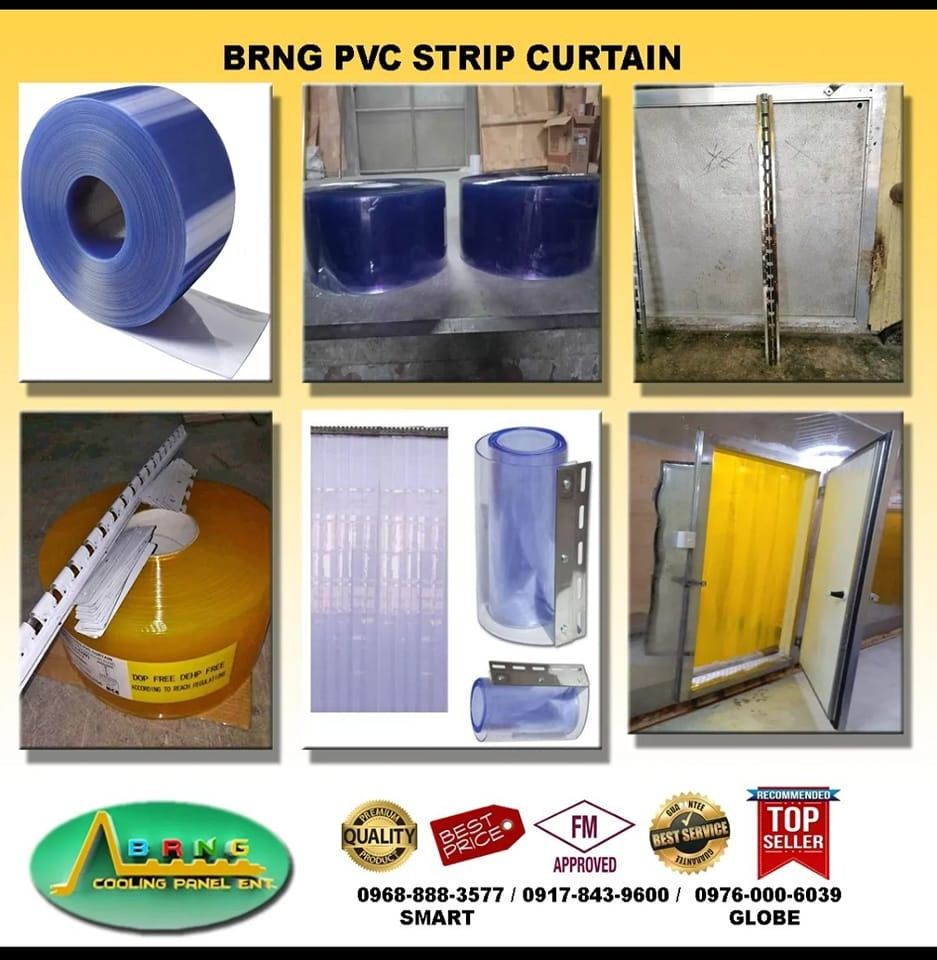 PVC STRIP CURTAIN, Commercial & Industrial, Construction & Building Materials on Carousell