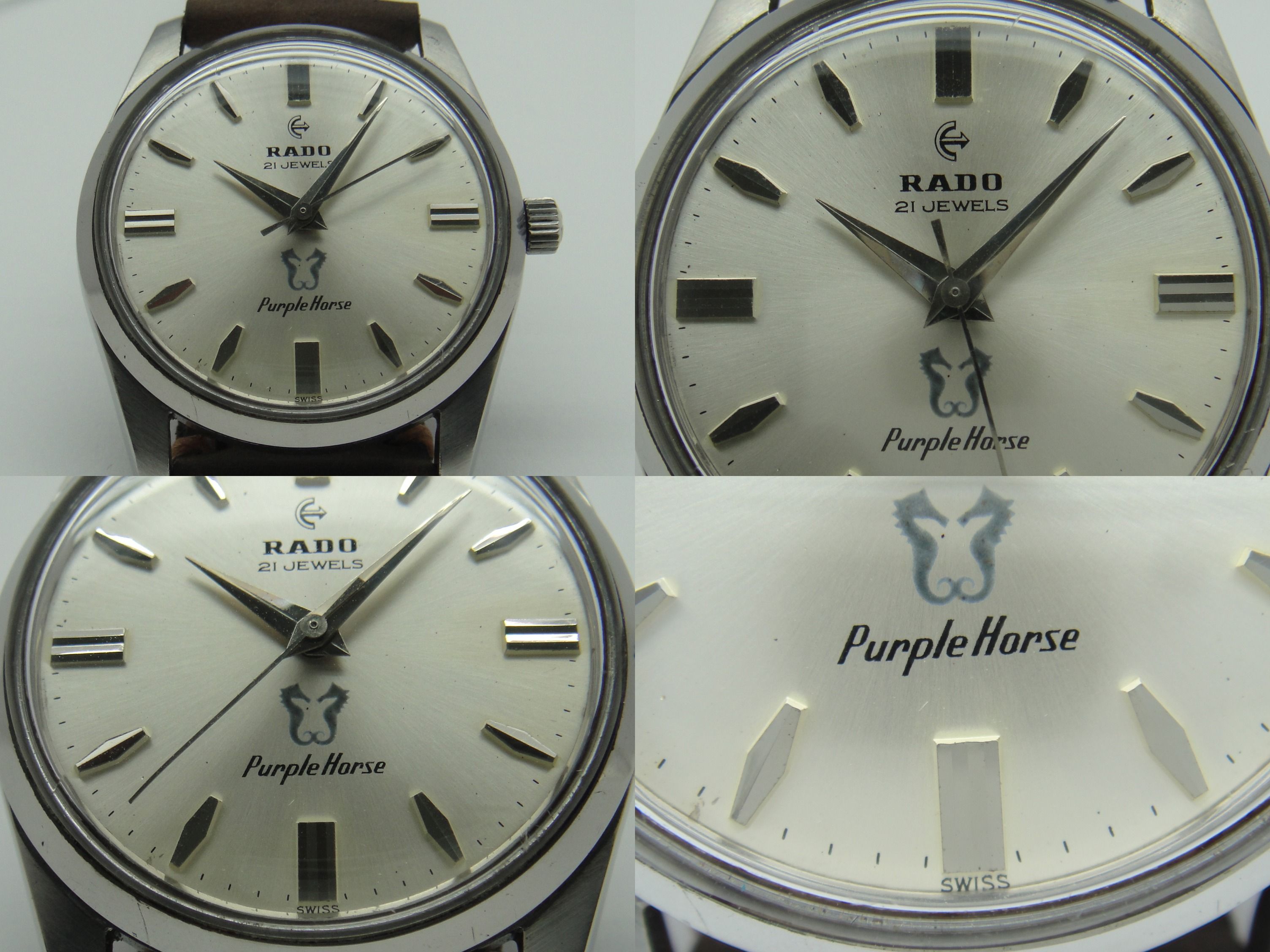 RADO PURPLE HORSE 21 JEWELS HAND WINDING WATCH, Luxury, Watches on ...