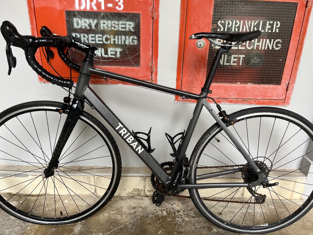 Road Bike Triban RC 120 Disc 8 Speed, Sports Equipment, Bicycles ...