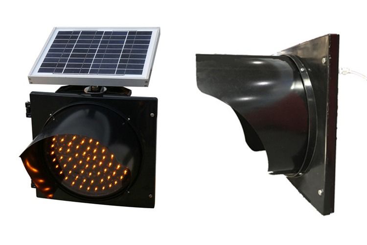 Road Safety Flash Solar Led Traffic Warning Light, Commercial ...