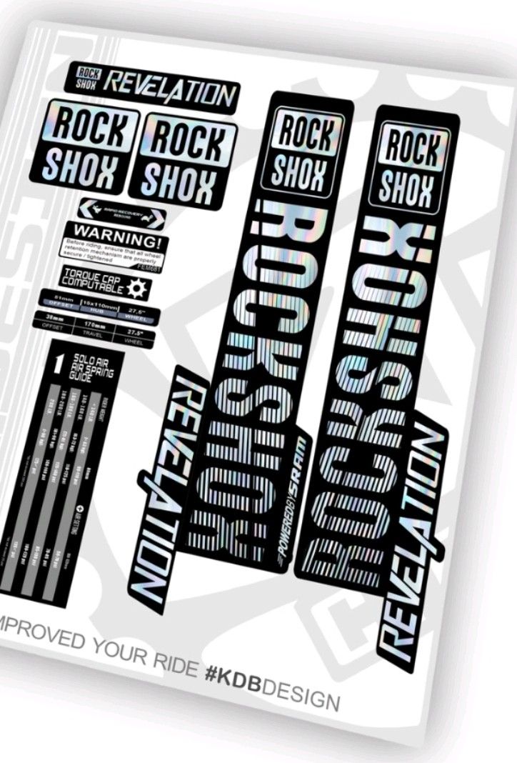 Rockshox Revelation 140mm fork powered by sram 27.5 rockshox revelation ...