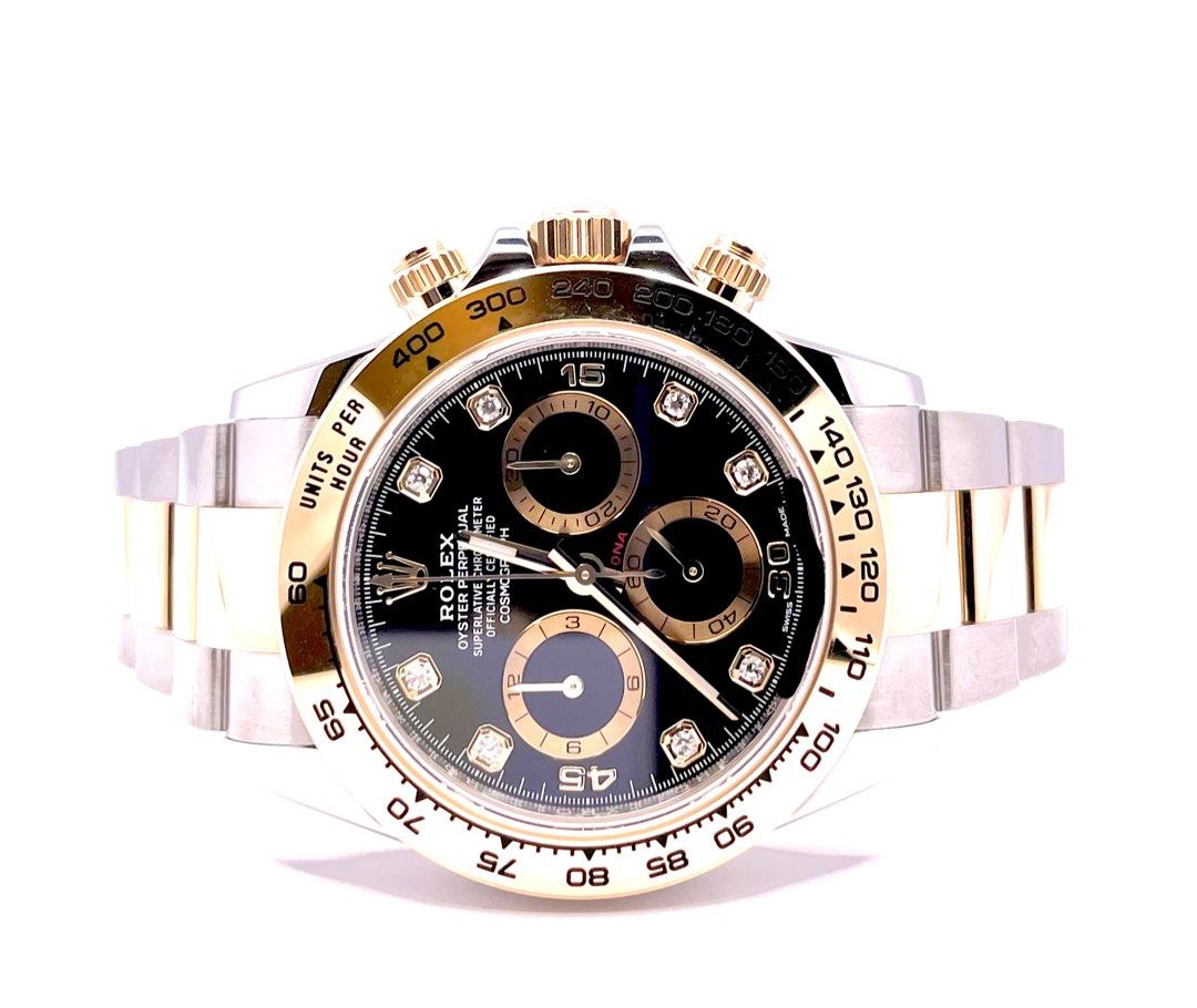 Rolex 116503 Daytona Black Dial with Diamond Index ( 2022 ), Luxury ...