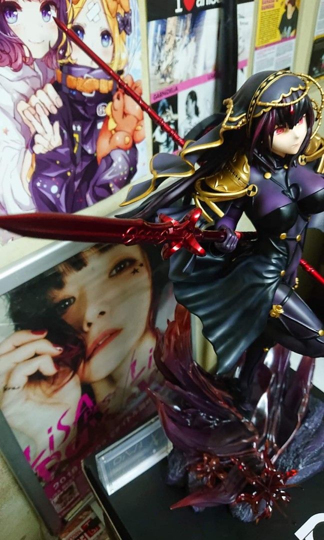 RWN Studio Fate Grand order Scathach GK Resin 1/4 Scale Statue, Hobbies ...