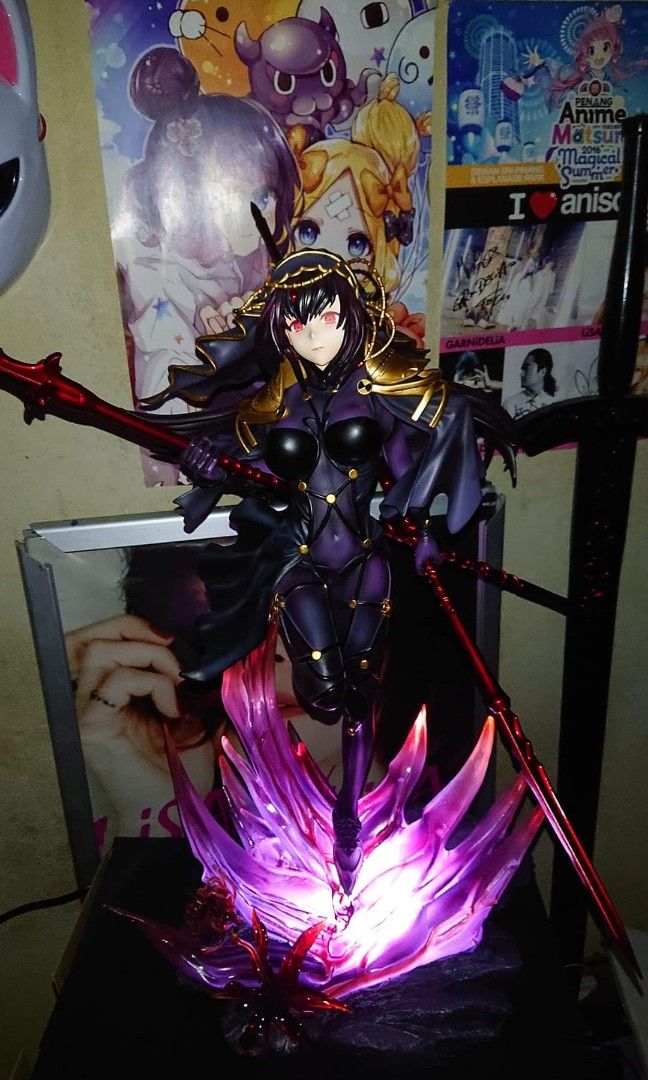 RWN Studio Fate Grand order Scathach GK Resin 1/4 Scale Statue, Hobbies ...