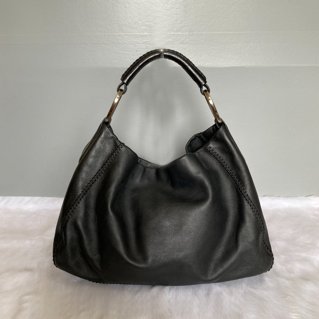 Sazaby Genuine Leather Slouchy Hobo Shoulder Bag, Women's Fashion, Bags ...