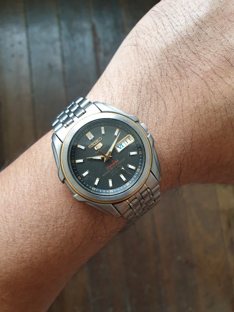 Seiko 5 Superior Titanium, Men's Fashion, Watches & Accessories, Watches on Carousell