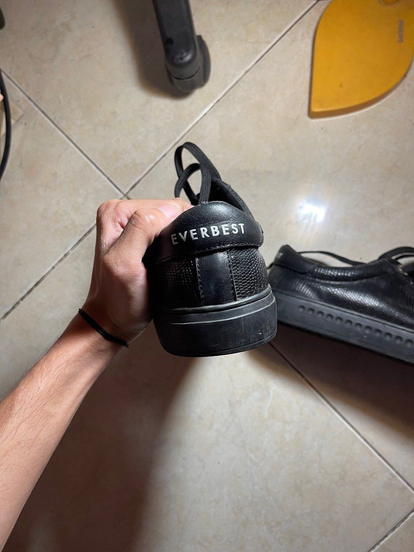 Sepatu everbest kulit original, Fesyen Pria, Sepatu , Sneakers di Carousell