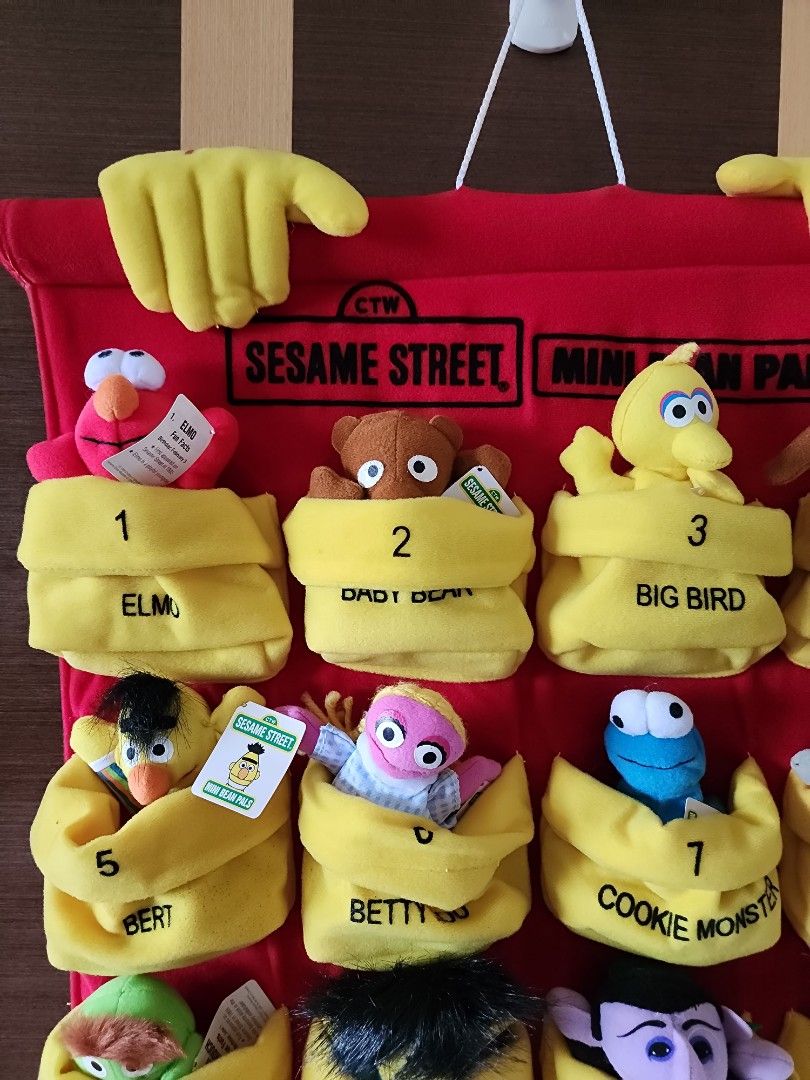 Sesame Street mini bean collection whole set, Hobbies & Toys ...