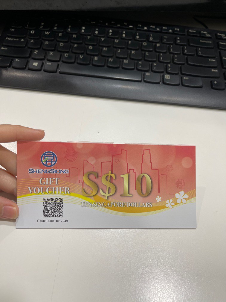 ShengSiong voucher $10 x 10 pcs, Tickets & Vouchers, Vouchers on Carousell