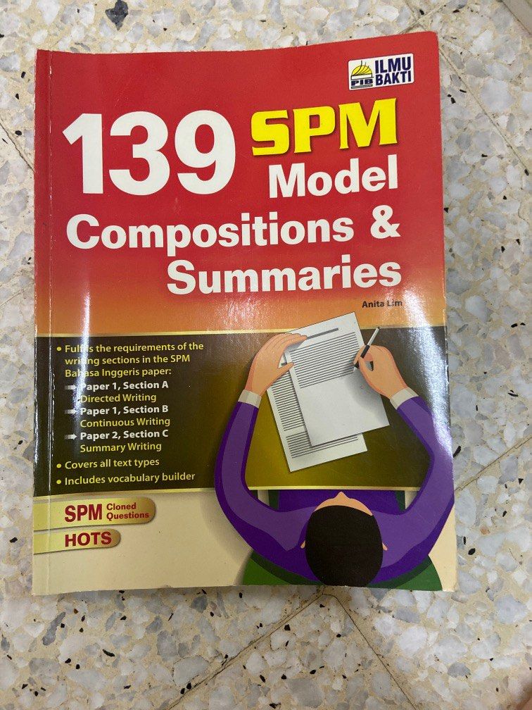 SPM English Essay Examples KSSM Form 4 Form 5 Hobbies Toys Books
