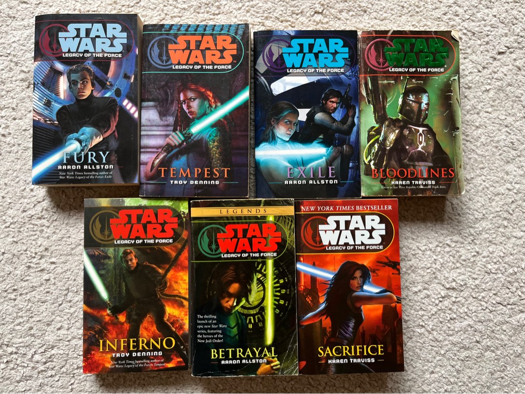 Star Wars legacy of the force whole series, Hobbies & Toys, Books ...