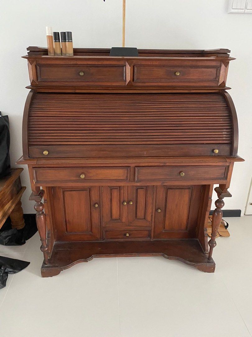 Solid Wooden Heavy Study table , Furniture & Home Living, Furniture ...