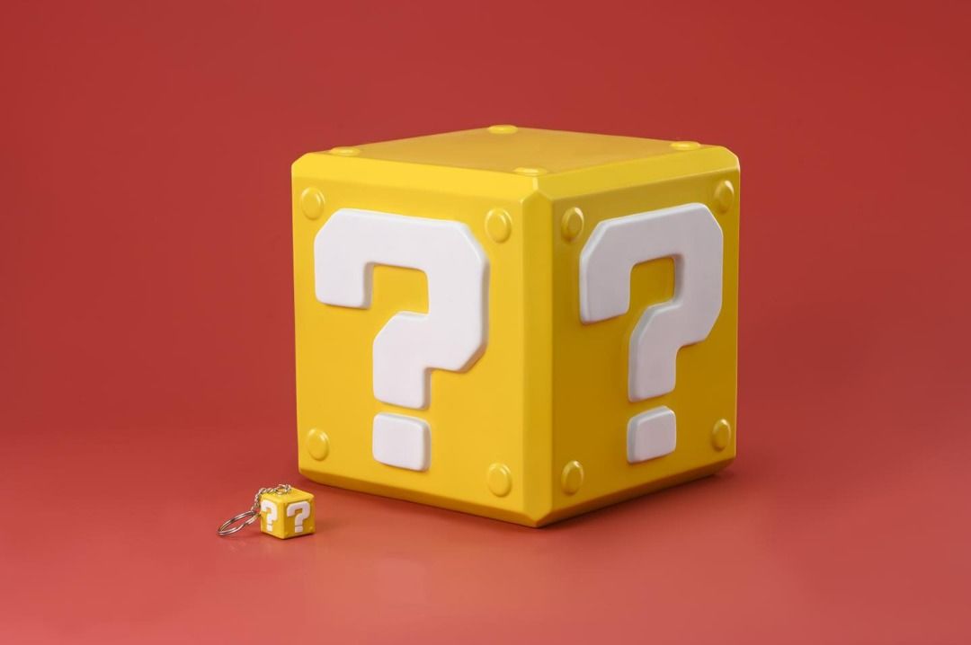 Sun Bird Studio - Super Mario Question Mark Block, Hobbies & Toys, Toys & Games on Carousell