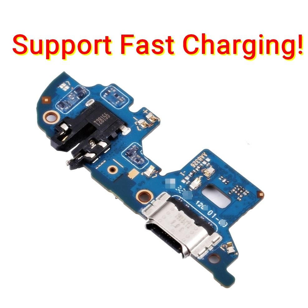 (Support 18W Fast Charge) NEW ORI Charging Port Board with IC Chipset MIC Microphone Flex Cable ...