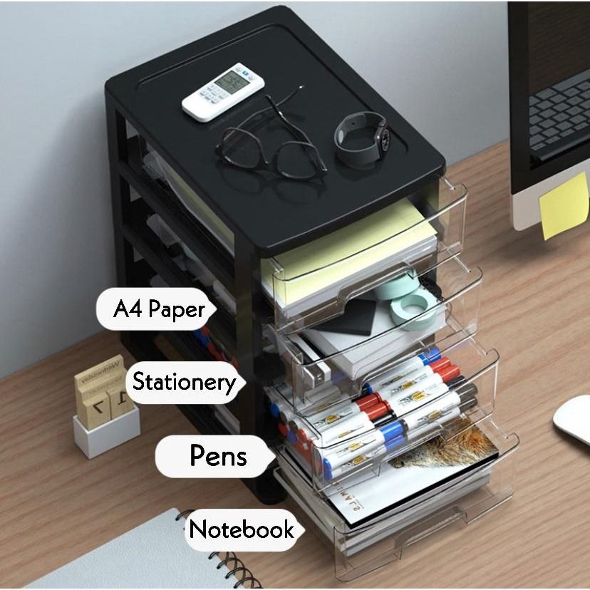 Table Top Desk Stationery Drawer Storage Home and Living Organiser ...