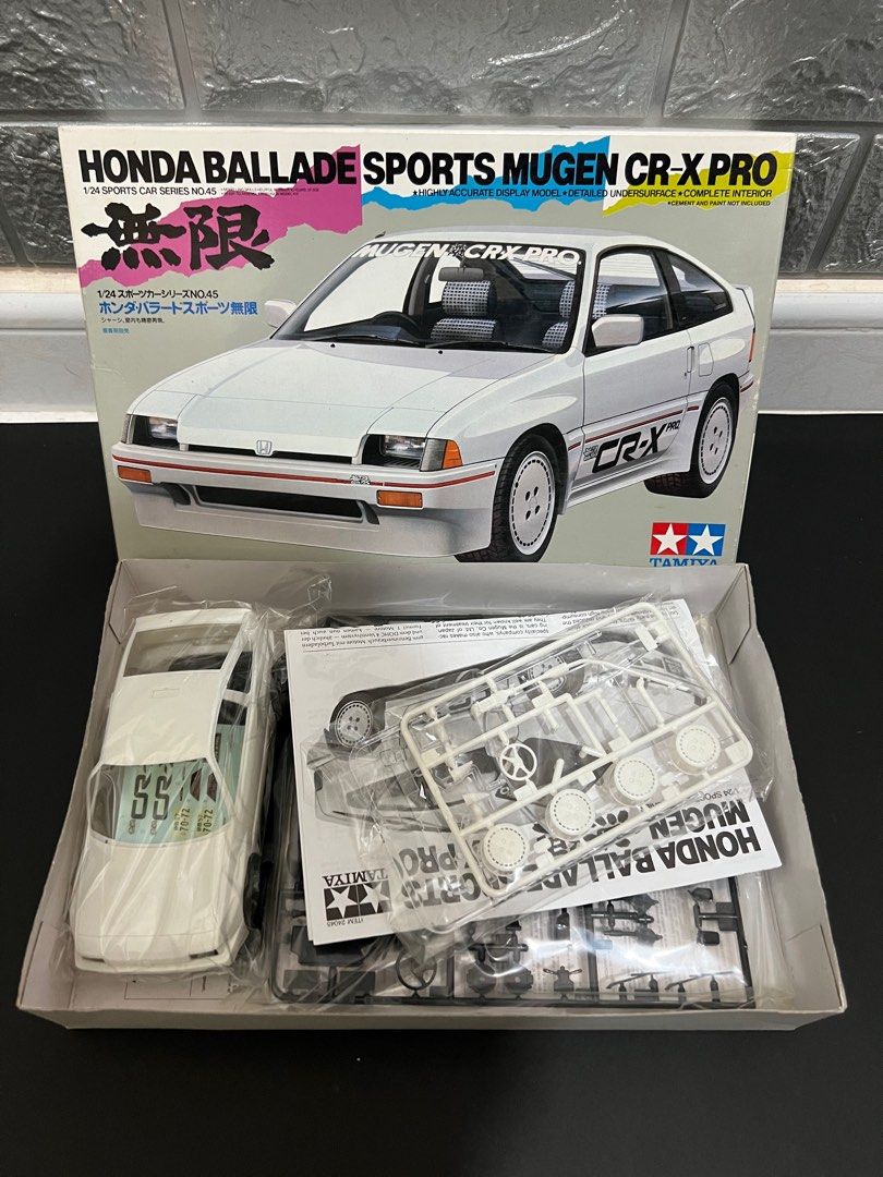 TAMIYA HONDA BALLADE SPORTS MUGEN CR-X PRO 1/24 1:24 孖星 本田 無限 CRX 模型, 興趣及遊戲, 玩具 & 遊戲類 - Carousell