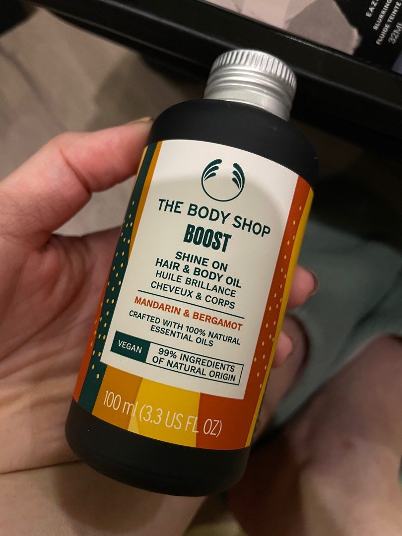 The Body Shop Shine On Hair & Body Oil, Beauty & Personal Care, Hair on ...