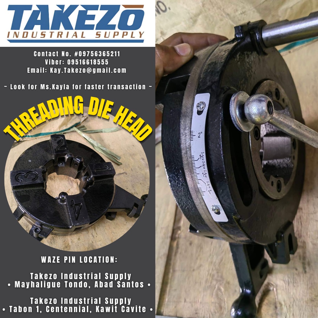 THREADING DIE HEAD, Commercial & Industrial, Construction Tools ...