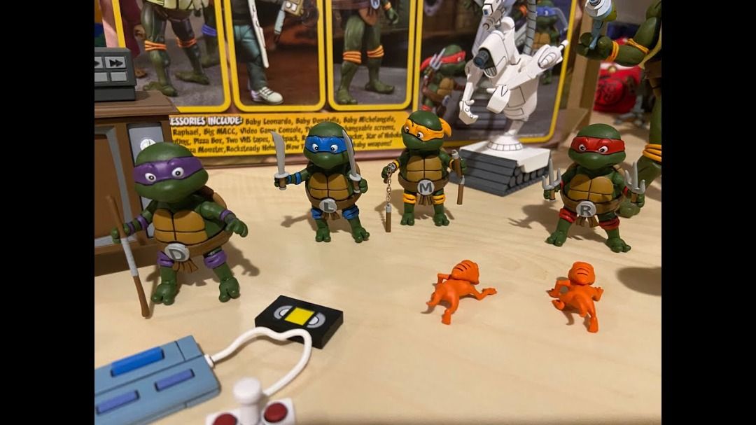 TMNT Exclusive Baby Teenage Mutant Ninja Turtles Cartoon 7" Accessory ...