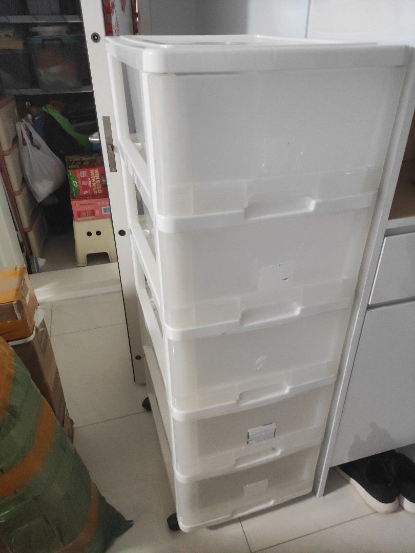Toyogo plastic drawers, Furniture & Home Living, Furniture, Shelves ...