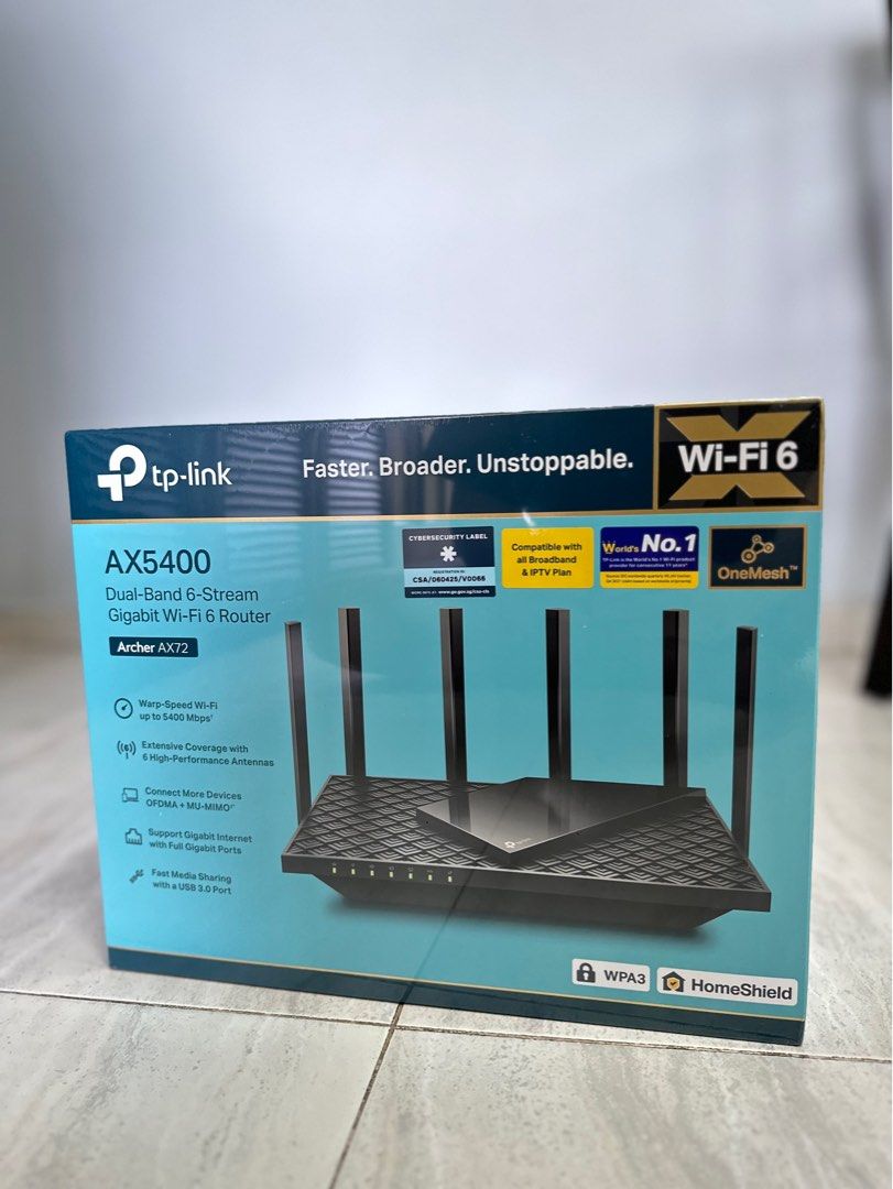 TP Link AX5400 Router TP-LINK WIFI 6, Computers & Tech, Parts ...