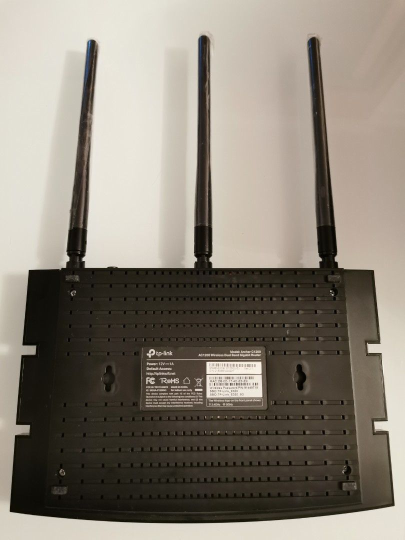 Tp-link AC1200 router Archer C1200, 電腦＆科技, 電腦周邊及配件, Wifi及上網相關產品 - Carousell