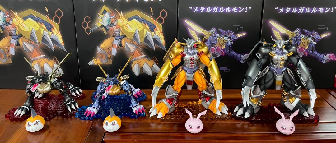 T-Rex Studio - Digimon Series - Wargreymon / Metal Garurumon, Hobbies ...