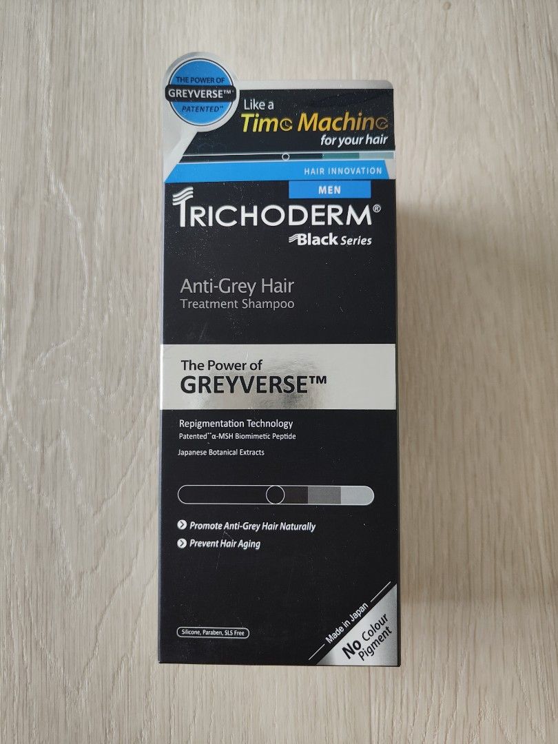 Trichoderm men black series treatment shampoo, Beauty & Personal Care ...