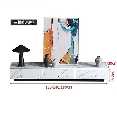 TV Cabinet TV Table White Color, Furniture & Home Living, Furniture, TV ...