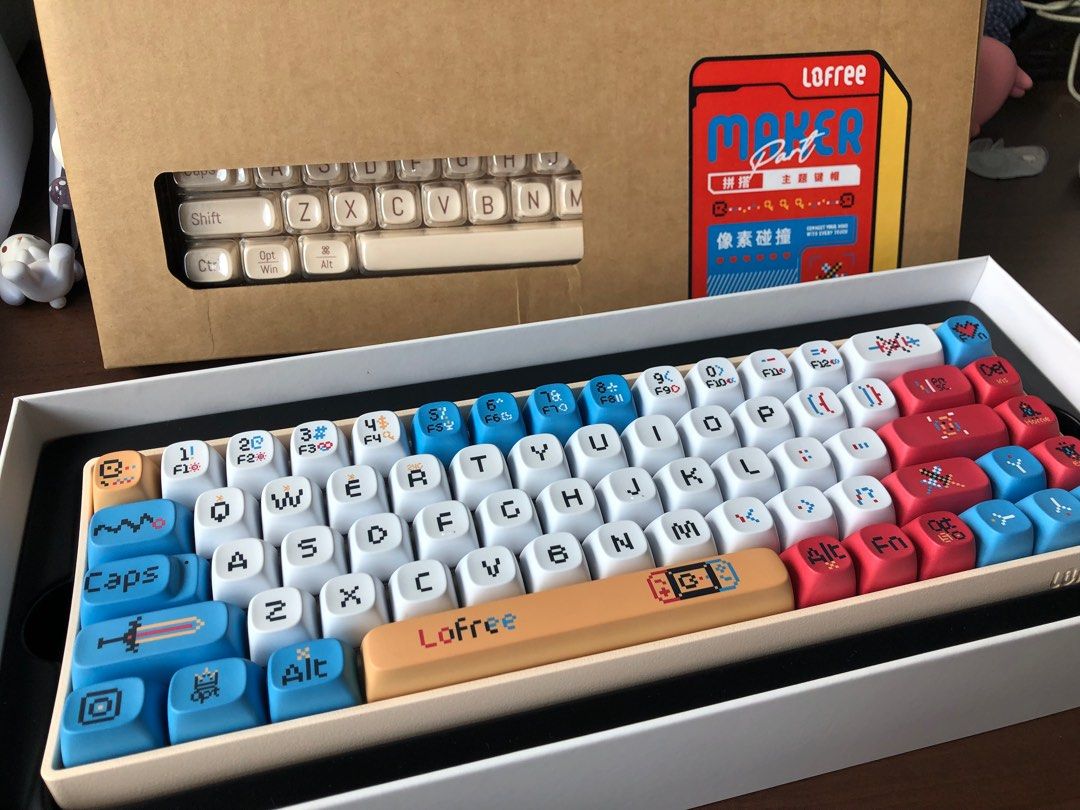 Urgent wts lofree keyboard triple mode connection w extra set of ...