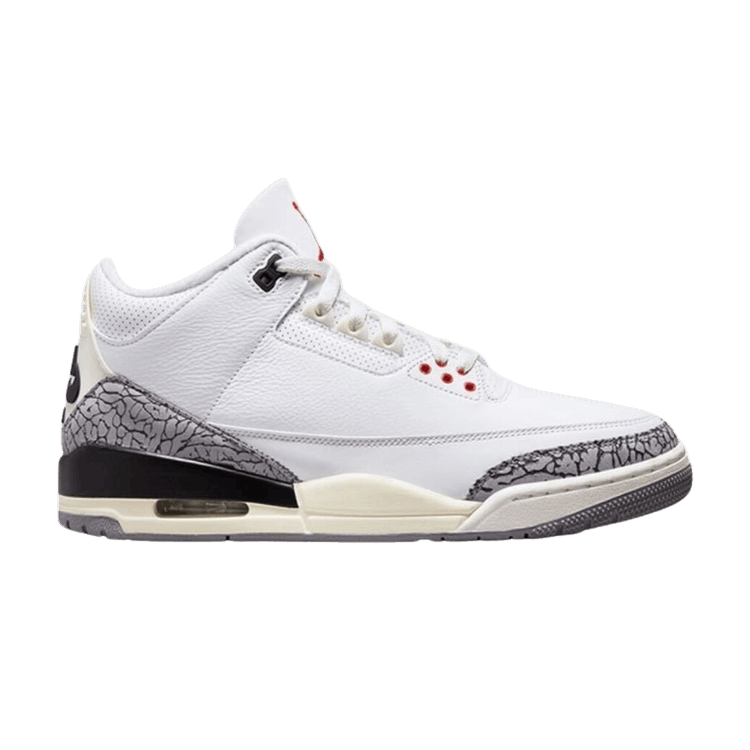 (US Mens 10.5) Air Jordan 3 Retro 'White Cement Reimagined', Luxury ...