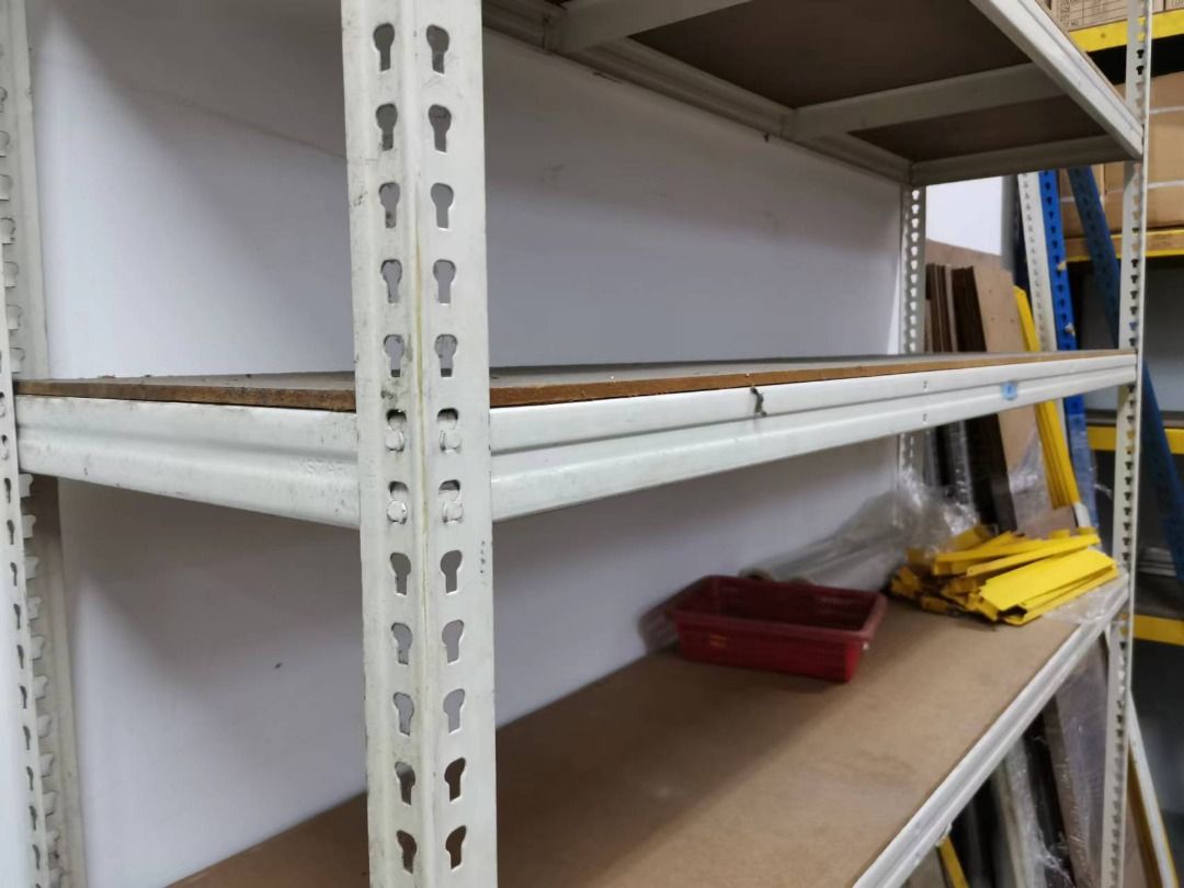 Used MYSTAR Boltless Rack White Rack Cabinets Warehouse Storage ...