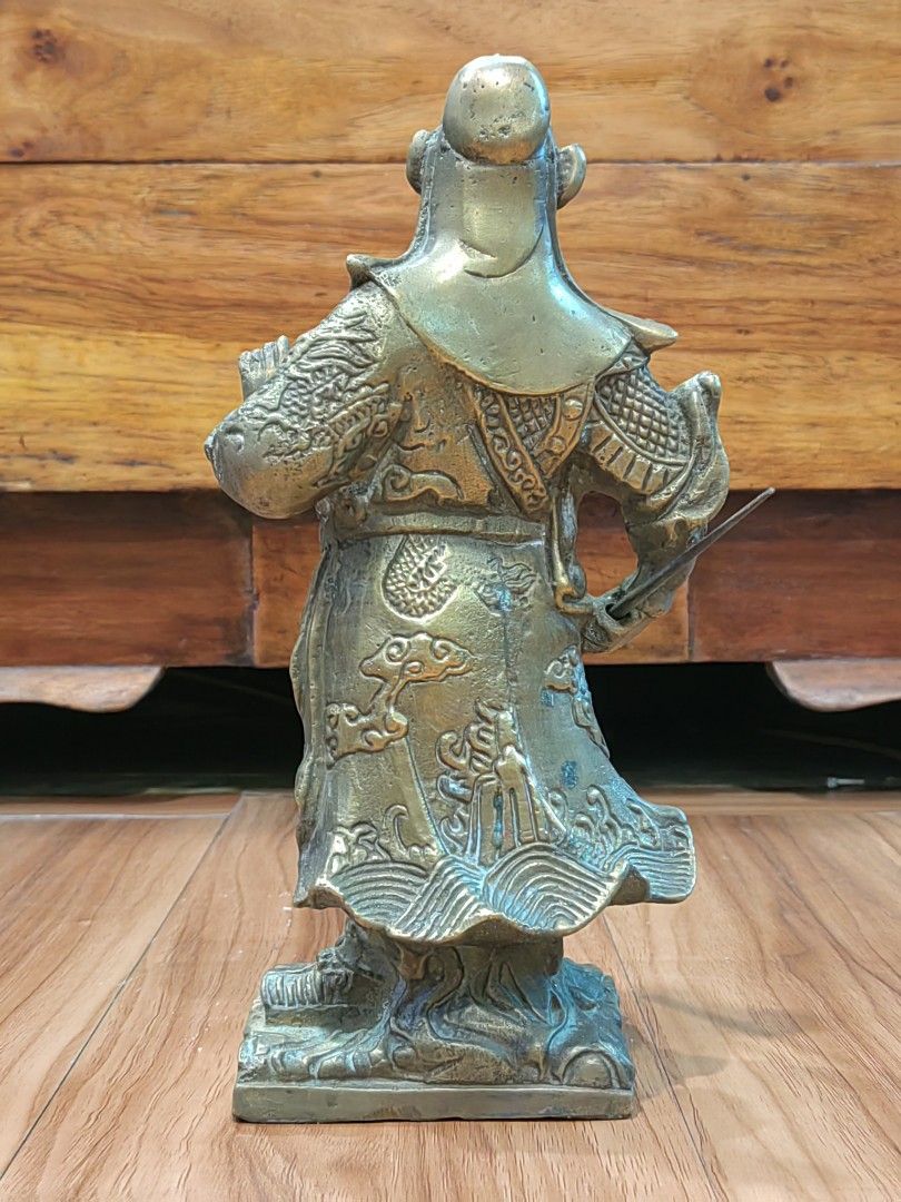 Vintage Brass Kwan Kong Guan Yu Warrior, Hobbies & Toys, Memorabilia ...