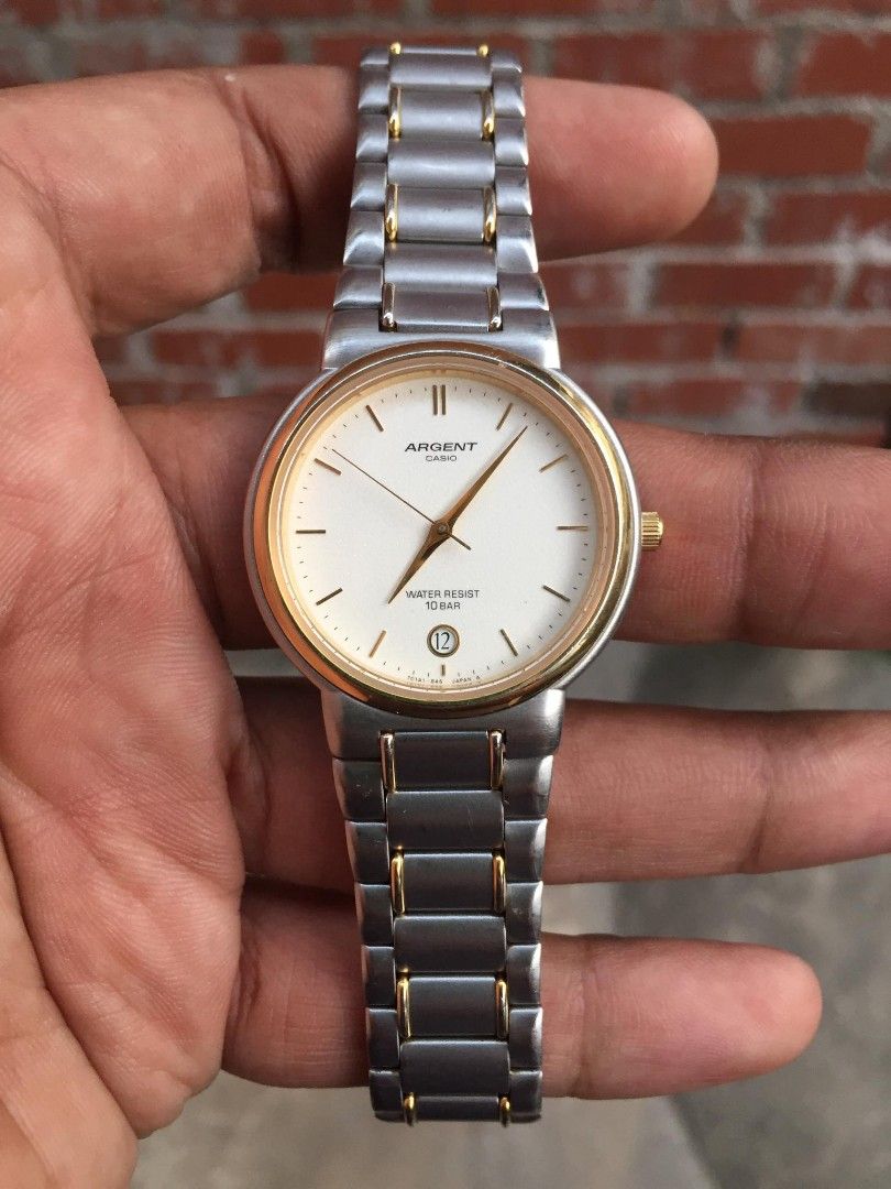 Vintage Casio ARGENT MTW-100, Men's Fashion, Watches & Accessories, Watches on Carousell