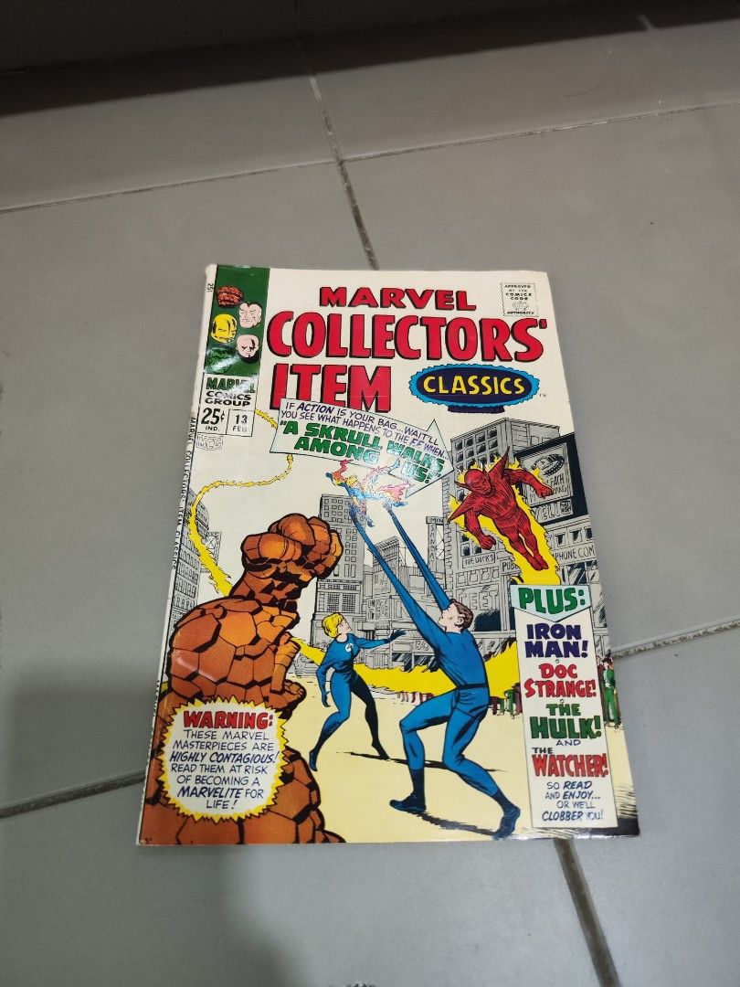 Vintage Marvel Comics Marvel Collector's Item Silver Age, Hobbies ...