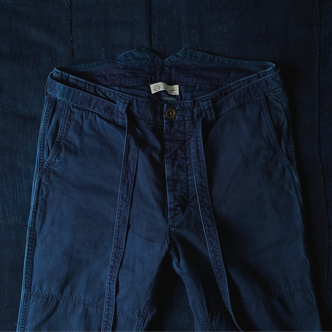 visvim ict infantry pants dk.indigo, Men's Fashion, Bottoms, Chinos on ...